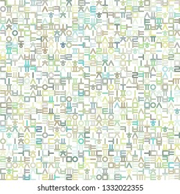 Background Image Using Korean Languagehangulhangeul Alphabet: เวกเตอร์ ...