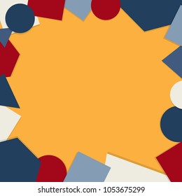 Background Images Geometrically Shaped Blank Space Stock Vector ...
