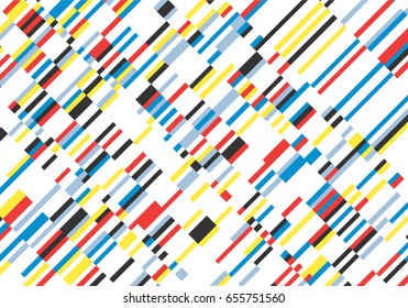 Background Line Segments Universal Color Combinations Stock Vector ...