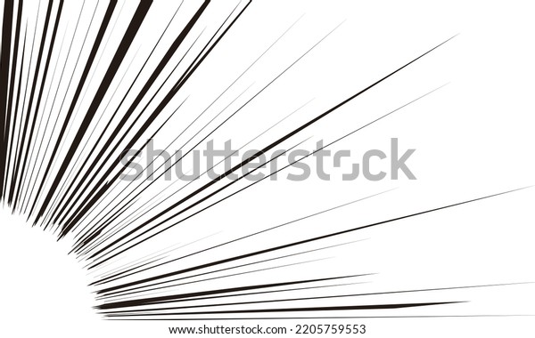 Background Material Cartoon Effect Lines Stock Vector (Royalty Free ...