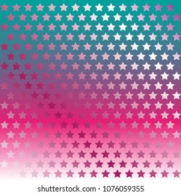 Background Multicolored Stars Vector Illustration Stock Vector (Royalty ...