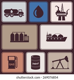 Background Oil Petroleum Theme Your Design Stock Vector (Royalty Free ...