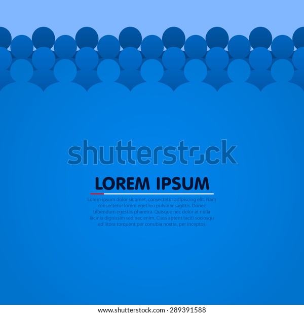 Background People Head Silhouette Vector Illustration Stock Vector ...