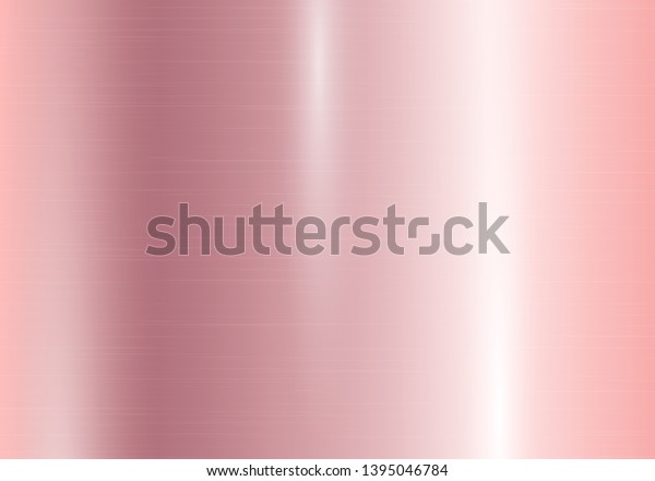 Background Pink Gold Metal Texture Vector Stock Vector (Royalty Free ...