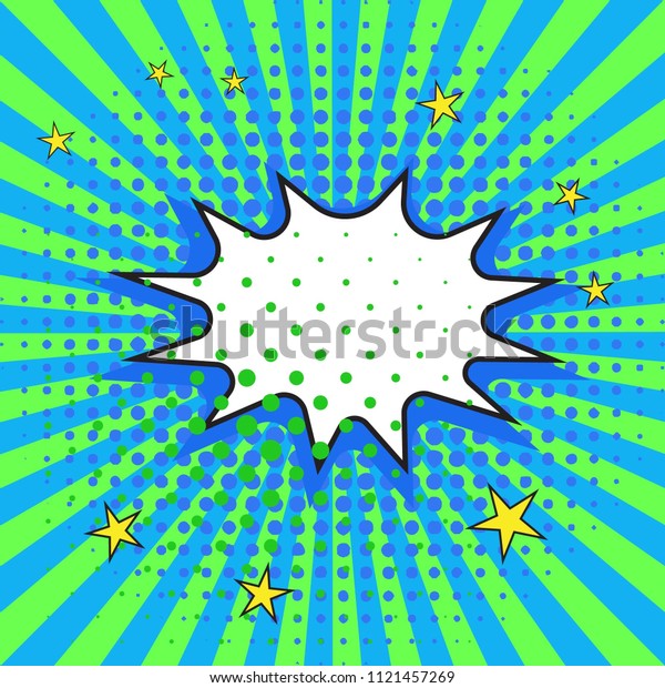 Background Pop Art Stars Vector Illustration Stock Vector (Royalty Free ...