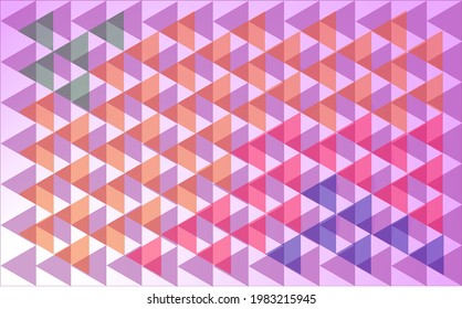 Background Purple Multicolor Triangle Wallpaper Geometric Stock Vector ...