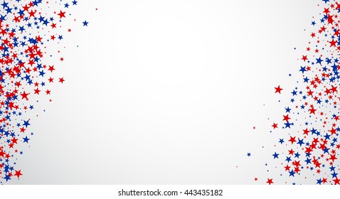 Background Red Blue Stars Vector Paper Stock Vector (Royalty Free ...