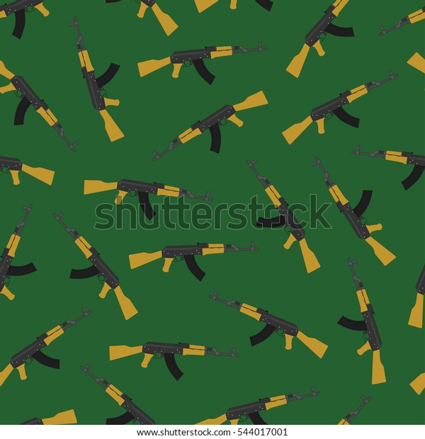 Background Russian Weapon Kalashnikov Stock Vector (Royalty Free ...