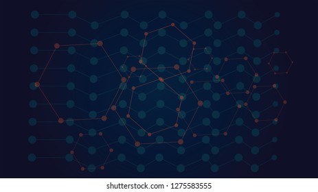 2d Illustration Technology Background Stock Illustration 1265996809 ...