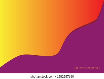Background Simple Color Combination Orange Purple Stock Vector (Royalty ...