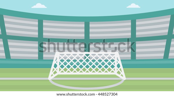 Background Soccer Stadium Soccer Stadium Gate Stock Vector (Royalty ...