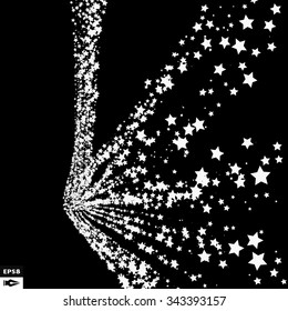 Background Stars Design Template Abstract Vector Stock Vector (Royalty ...