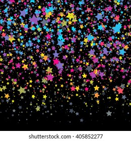 Background Stars Design Template Abstract Vector Stock Vector (Royalty ...