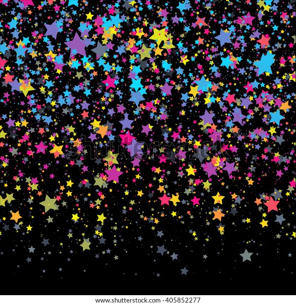 Background Stars Design Template Abstract Vector Stock Vector (Royalty ...