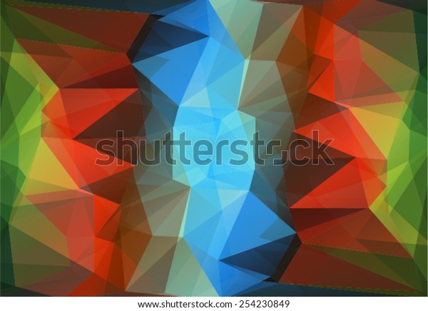 Background Style Cubism Color Wallpapers Stock Vector (Royalty Free ...