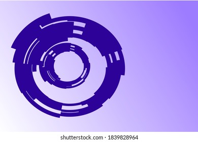 Background Technology Vector Illustration Synergy Circle Stock Vector ...