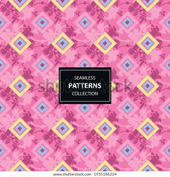 Background Texture Seamless Pattern Design Stock Vector (Royalty Free ...