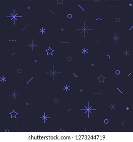 Background Twinkling Night Sky Stock Vector (Royalty Free) 1273244719 ...