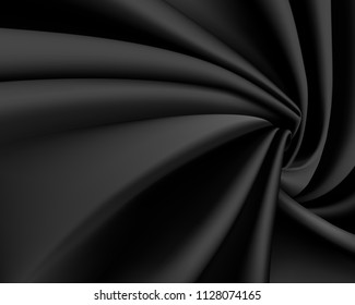 Background Vector Black Satin Fabric Stock Vector (Royalty Free) 1128074165
