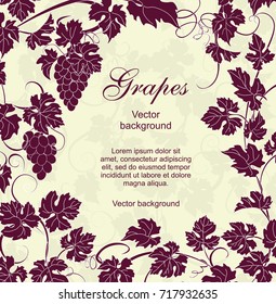 Background Vines Vector Background Vines Vintage Stock Vector (Royalty ...