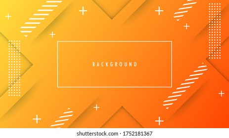 Background Wallpaper Gradient Orange Design Graphic Stock Vector ...