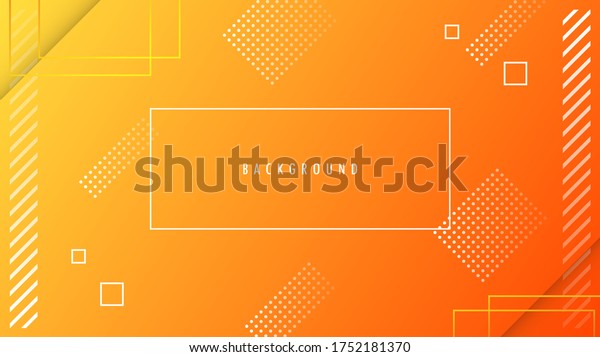 Background Wallpaper Gradient Orange Design Graphic Stock Vector ...