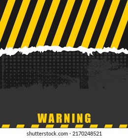 Background Warning Stripes Poster Banner Stock Vector (Royalty Free ...