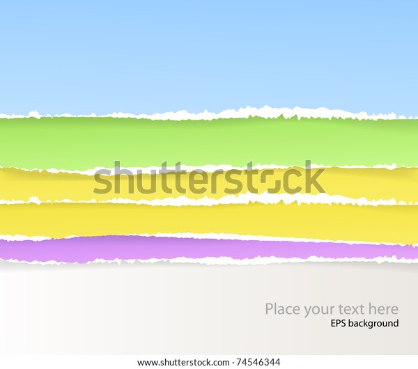 Backgrounds Divided Color Paper Stock Vector (Royalty Free) 74546344 ...