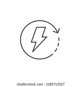 Backup Power Engine Icons Symbol Vector Stock Vector (Royalty Free ...