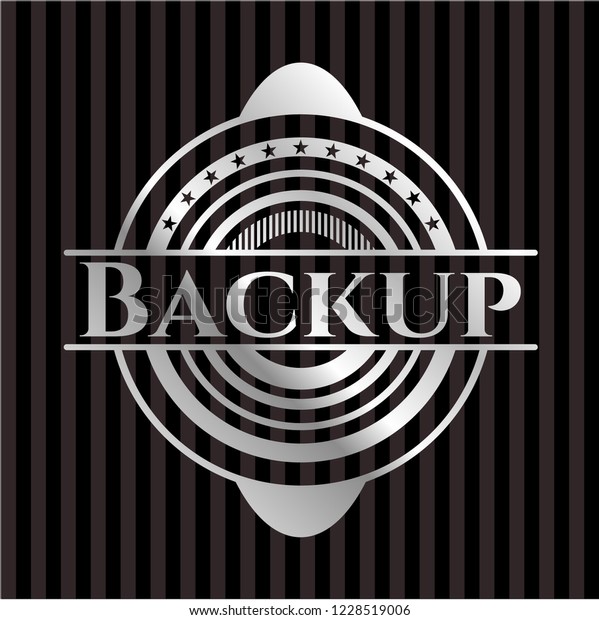 Backup Silver Badge Emblem Stock Vector (Royalty Free) 1228519006 ...