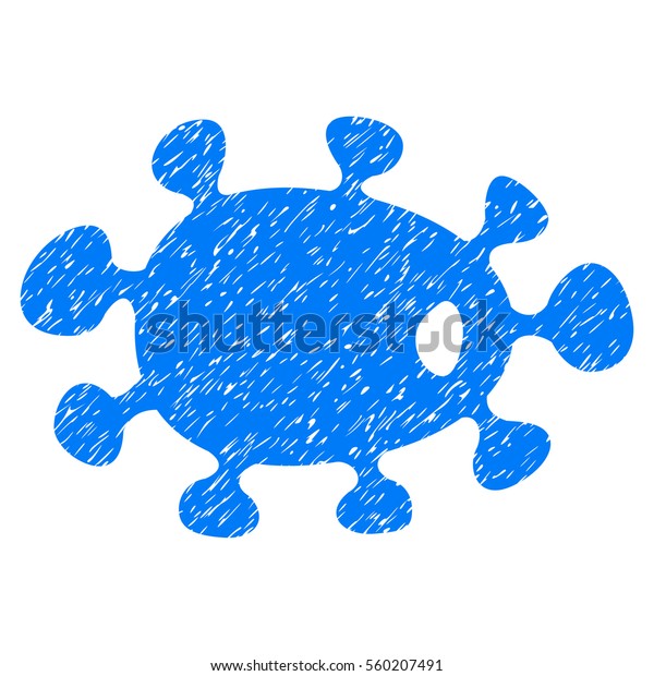 Bacteria Grainy Textured Icon Overlay Watermark Stock Vector (Royalty ...