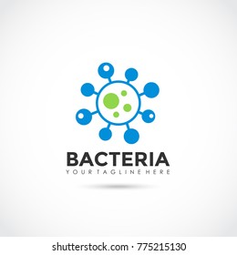 Bacteria Logo Design Vector Illustrator Eps Stock Vector (Royalty Free ...