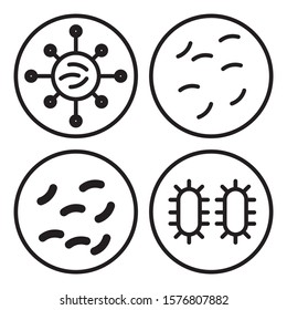 Bacterium Cell Proliferation Cocnept Bacterial Growth Stock Vector ...