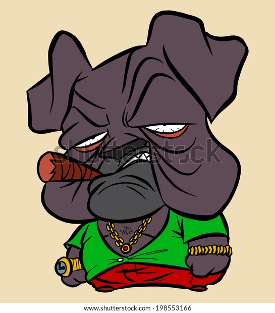 Bad Dog Vector Character Design Stock Vector (Royalty Free) 198553166 ...