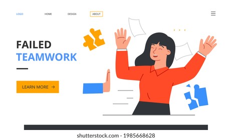 762 Collaboration Failure Images, Stock Photos & Vectors | Shutterstock