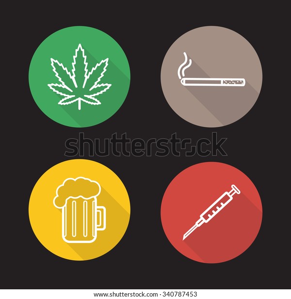 Bad Habits Linear Icons Set Green Stock Vector (Royalty Free) 340787453 ... Bad Habits Linear Icons Set Green Stock Vector (Royalty Free) 340787453 ...