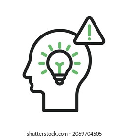 Bad Idea Icon Vector Image Can Stock Vector (Royalty Free) 2069704505 ...