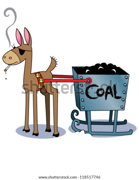 Bad Reindeer Stock Vector (Royalty Free) 118517746 | Shutterstock
