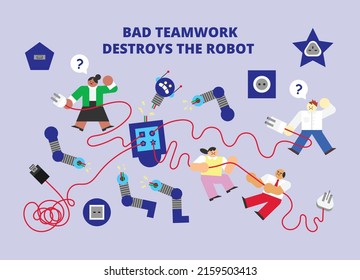 7,041 Bad teamwork Images, Stock Photos & Vectors | Shutterstock