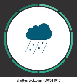 Bad Weather Icon Vector Flat Simple Stock Vector (Royalty Free ...