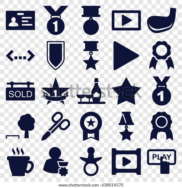 Badge Icons Set Set 25 Badge Stock Vector (Royalty Free) 638014570 ...