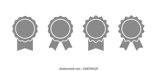 Ribbon Badge Price Symbol Vector Flat Stock Vector (Royalty Free ...