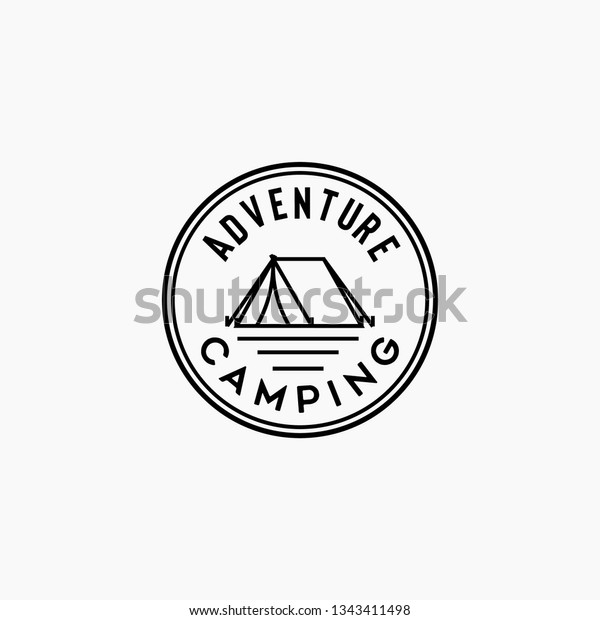 Badge Tend Icon Isolated White Background Stock Vector (Royalty Free ...