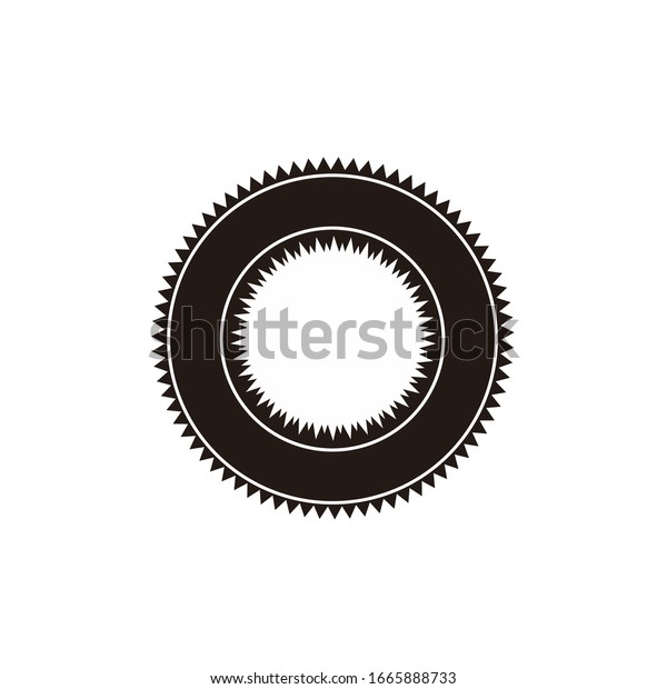Badge Vintage Circle Logo Design Vector Stock Vector (Royalty Free ...