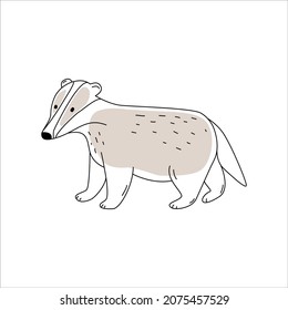 1,012 Badger Line Images, Stock Photos & Vectors | Shutterstock