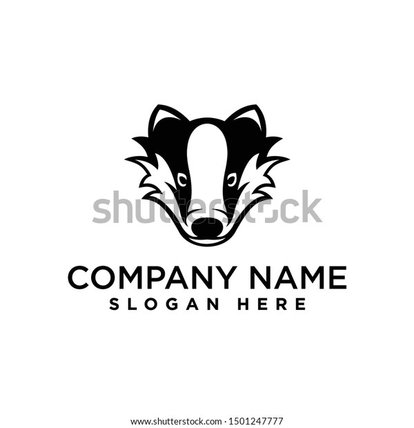 Badger Logo Design Template Inspiration Vector Stock Vector (Royalty ...
