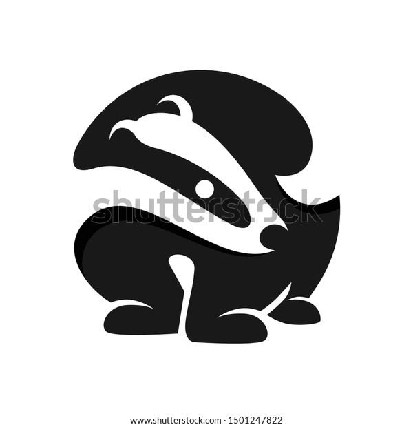 Badger Logo Design Template Inspiration Vector 库存矢量图（免版税）1501247822 ...