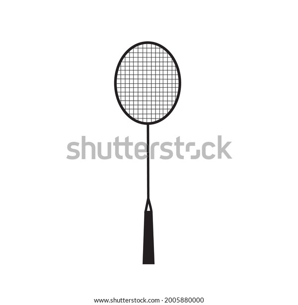 Badminton Racket Icon Made By Illustrator Stock Vector (Royalty Free ...