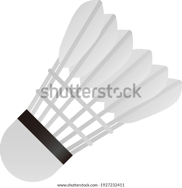 Badminton Shuttle Isolated Vector Illustration Stock Vector (Royalty ...