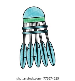 Badminton Shuttlecock Design Stock Vector (Royalty Free) 778674280